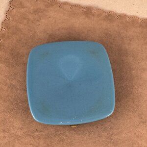 Vintage | Bags | Vintage Art Deco Blue Bakelite Powder Compact With A ...